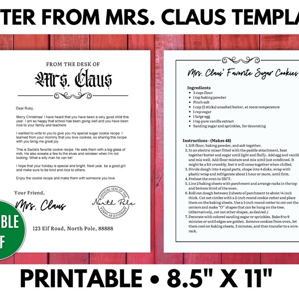 Mrs Claus - Etsy