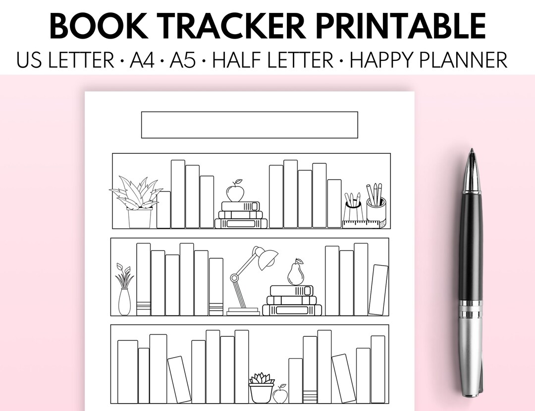 Book Tracker Printable, Book's I've Read, Reading Log, Reading ...