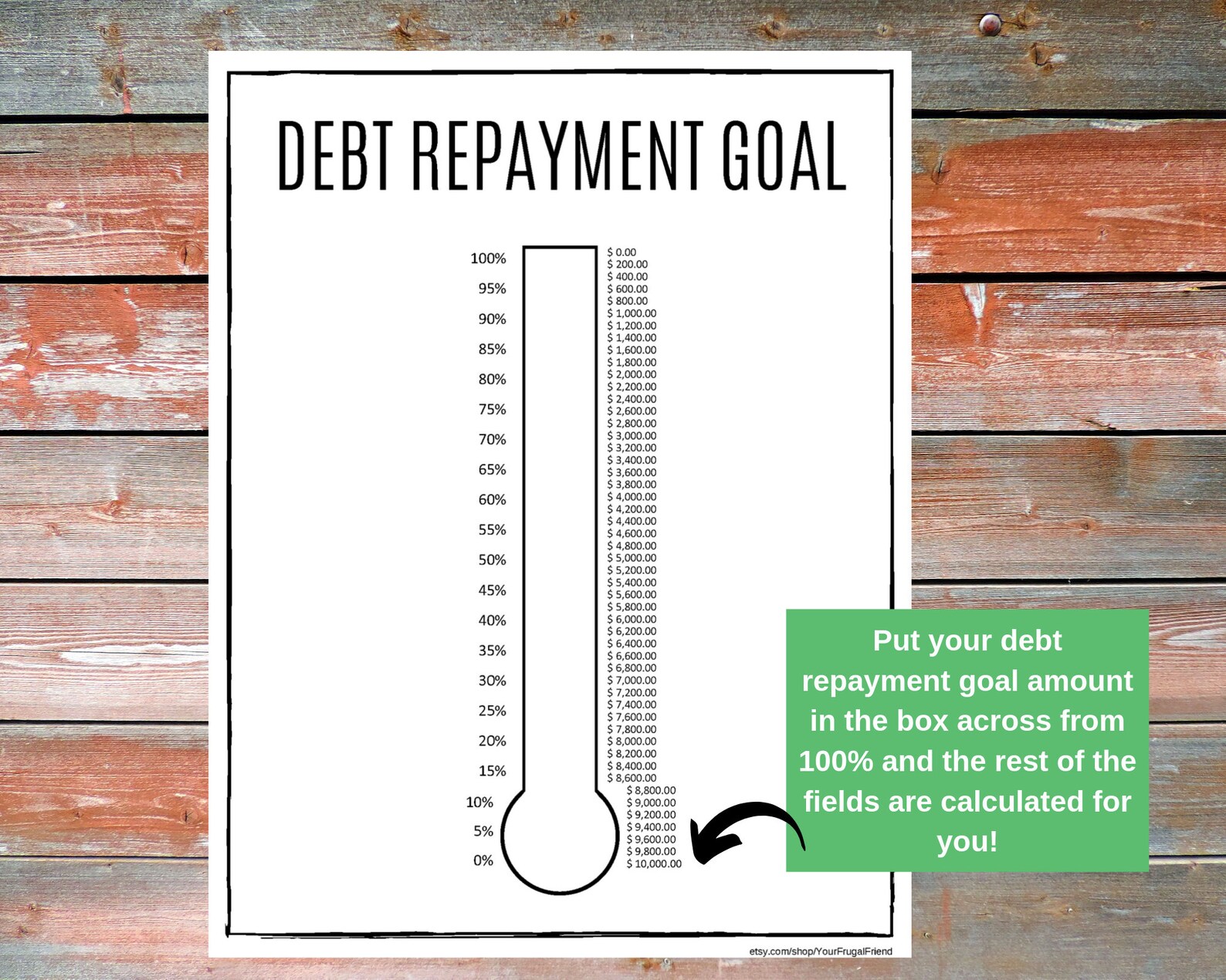 Savings Challenge and Debt Tracker Bundle Money Challenge | Etsy