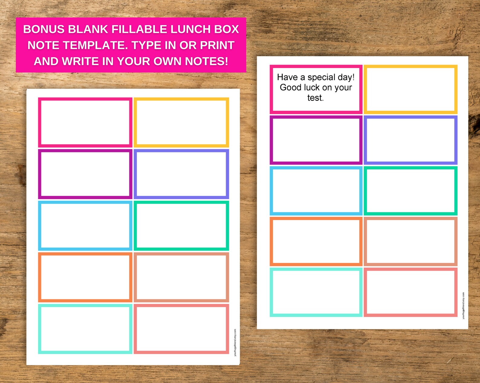 Easter Lunch Box Notes for Kids Lunchbox Notes Lunchbox Note - Etsy Canada