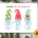 Gnome Handprint Kids Christmas Craft, Baby's First Christmas, Toddler ...