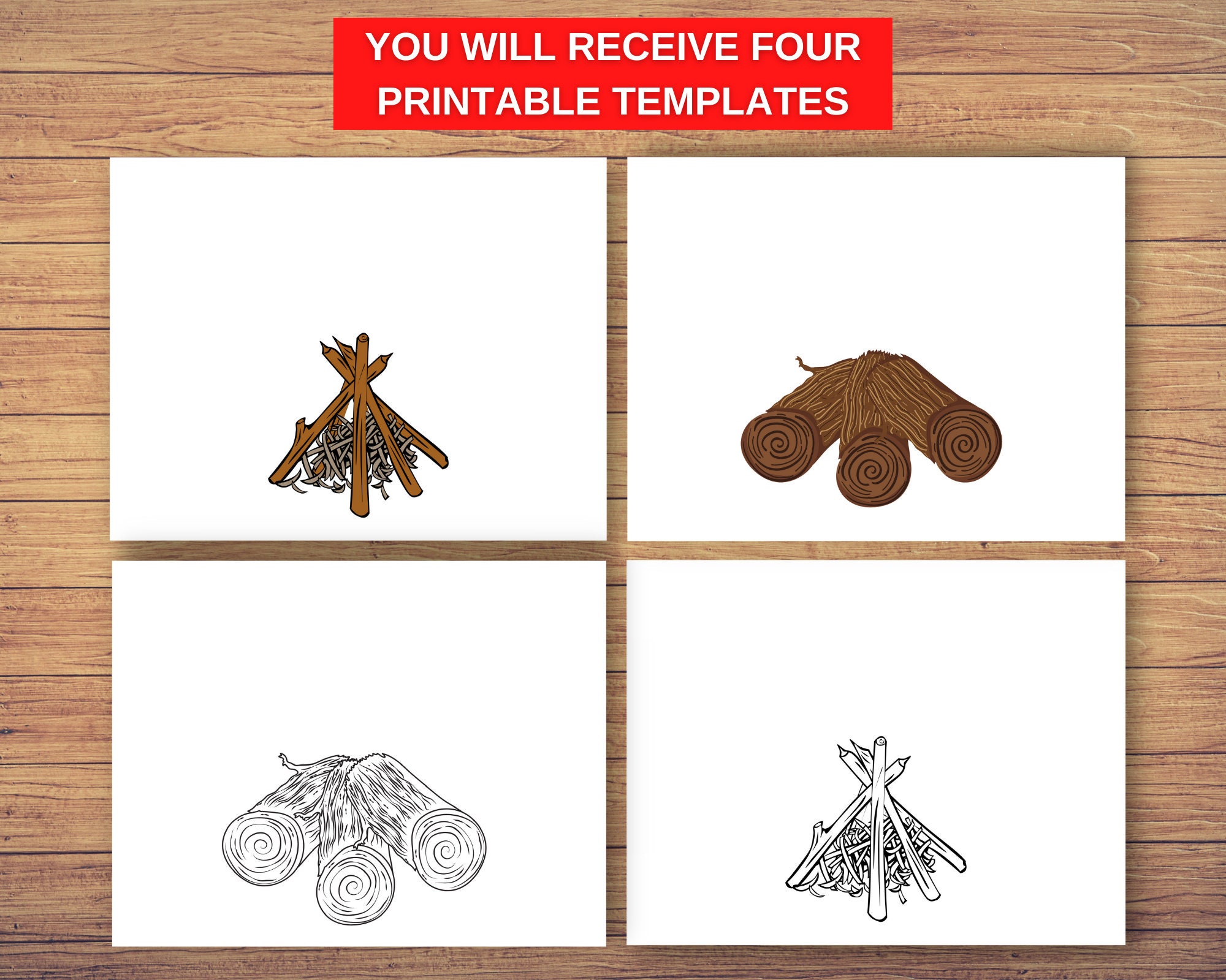 Campfire Hand Print Art Hand Print Craft Kindergarten Craft - Etsy