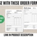 Order Form Tracker Editable, Order Status, Order Tracker Printable ...