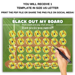 Softball Pick a Date to Donate, Softball Fundraiser, Softball ...