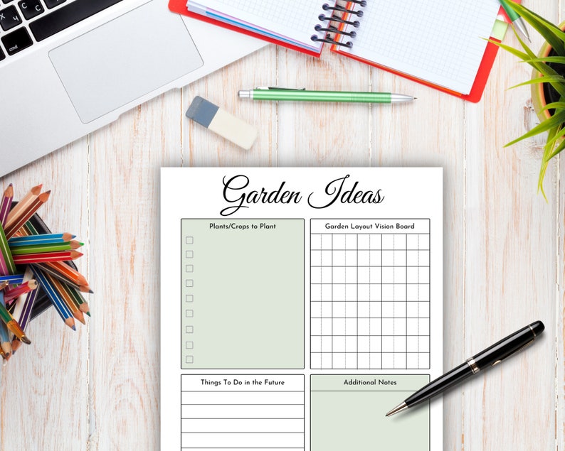 Garden planner printable - gertdesert