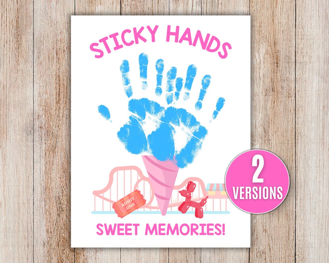 State Fair Handprint Craft, Handprint Keepsake, Summer DIY Craft ...