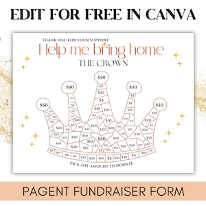 Pageant Fundraiser, Pageant Crown Fundraiser, Pageant Fundraiser Flyer ...