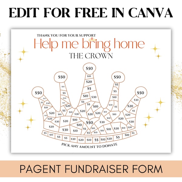 Pageant Canva Flyer - Etsy