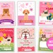 Classroom Valentine, Dog Valentine's Day Card, Printable Valentine's ...