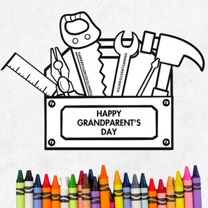 Grandparents Day Craft, All About My Grandpa Questionnaire, Gift From ...