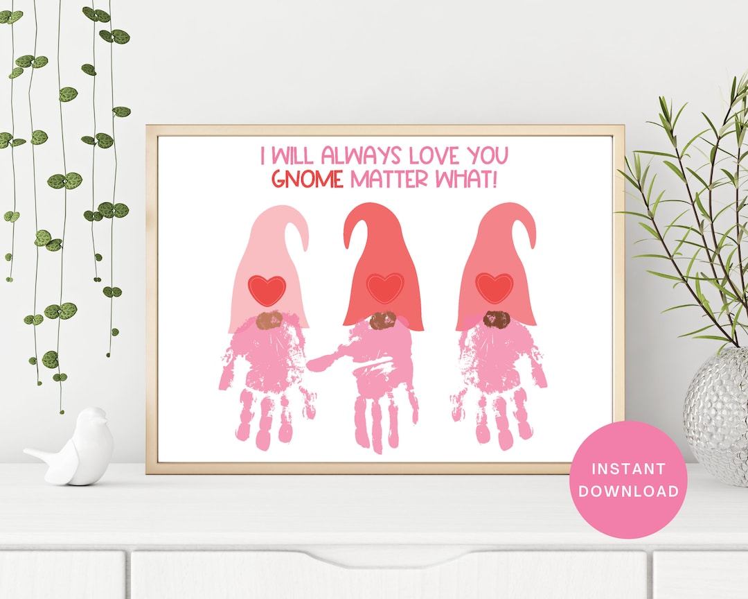 Mother's Day/father's Day/grandparent's Day/valentine's Day Handprint ...