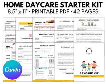 Home Daycare Forms - Etsy