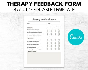 Canva Feedback Form Client - Etsy