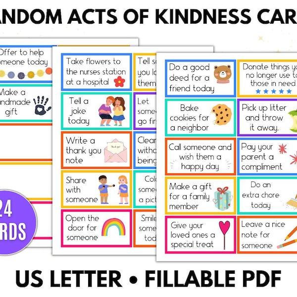 Kindness Cards - Etsy