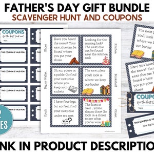 Father's Day Coupon Book, Father's Day Coupons, Father's Day Gift ...