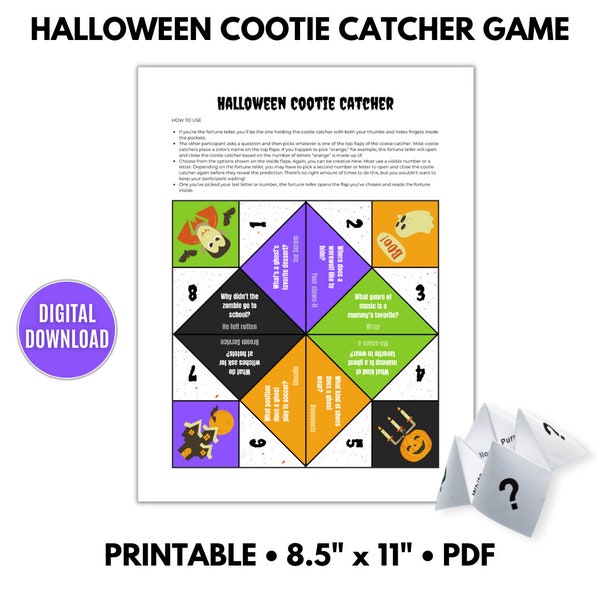 Cootie Catcher - Etsy