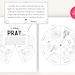 Prayer Coloring Wheel, Sunday School Activity, Digital Download - Etsy
