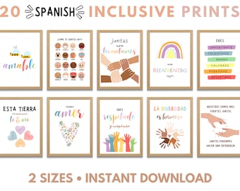 Spanish Diversity Posters - Etsy