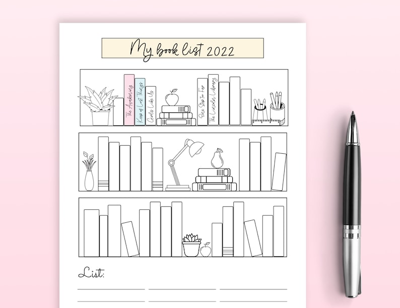 Book Tracker Printable, Book's I've Read, Reading Log, Reading ...