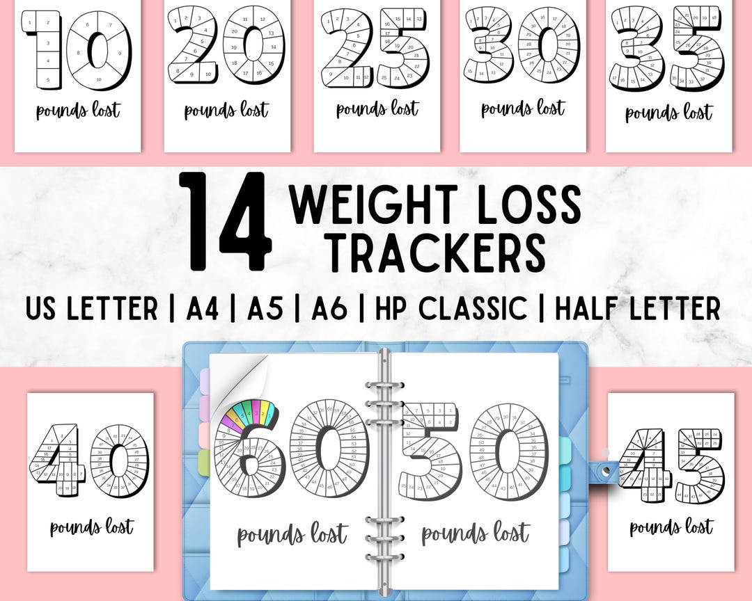 Weight Loss Journal, Weight Loss Tracker, Weight Loss Planner, Fitness ...
