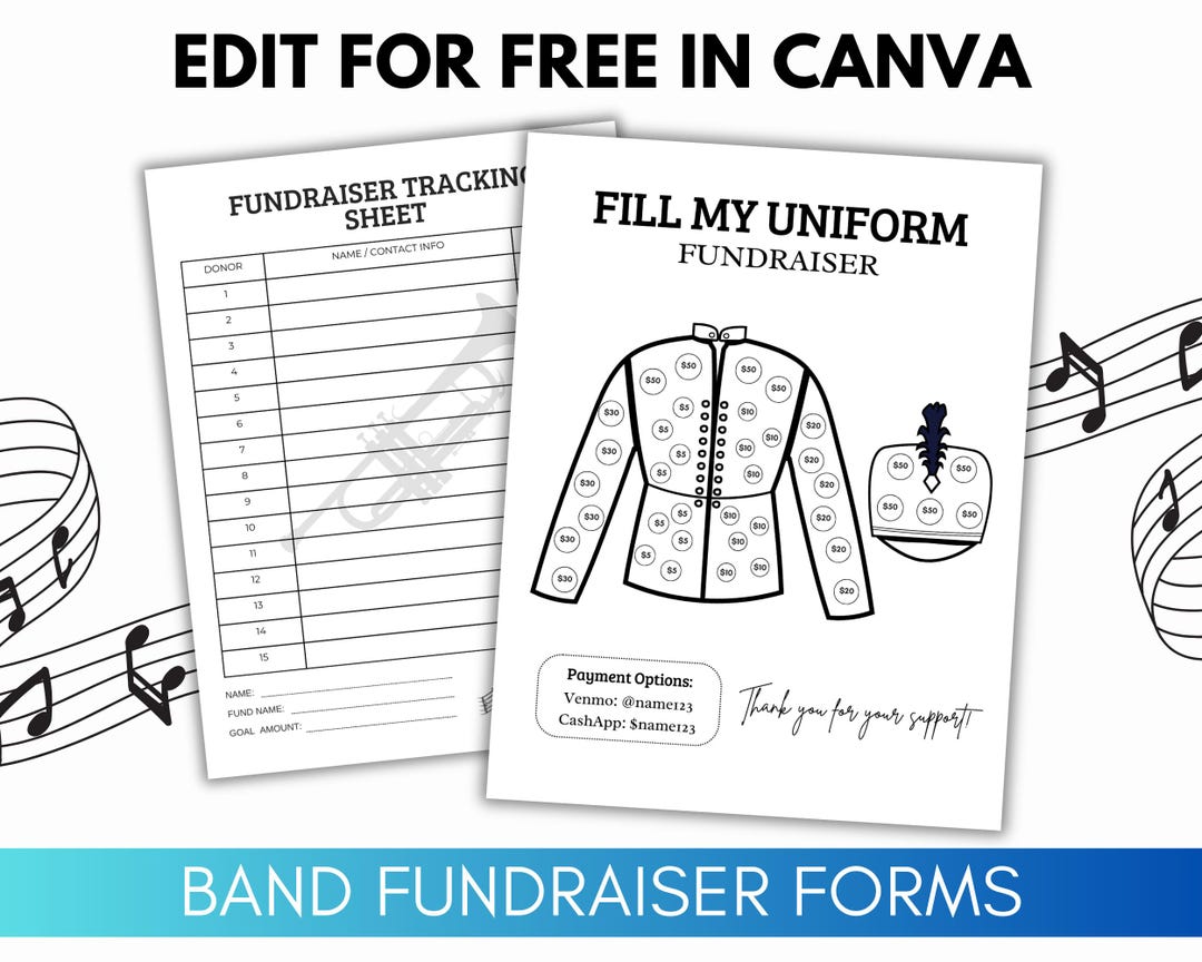 Marching Band Fundraising Signs, Band Fundraiser, Marching Band ...