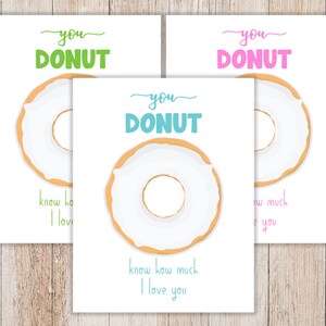 Donut Mother's/father's/grandparent's Day Printable, Handprint Keepsake ...