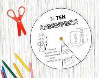 The Prodigal Son Bible Spinner Wheel Sunday School Craft - Etsy