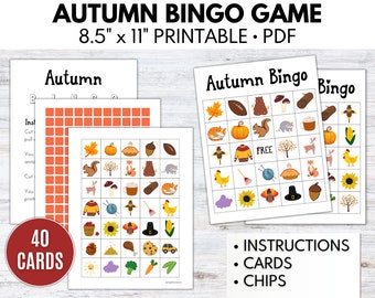 Christmas Printable Bingo Cards Includes Calling Card and | Etsy