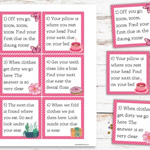 Mother's Day Scavenger Hunt, Scavenger Hunt Cards, Scavenger Hunt With ...