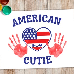 Independence Day Handprint Craft, 4th of July Activity, Fourth of July ...