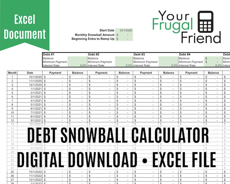 Debt Payoff Calculator Spreadsheet Debt Snowball Excel Etsy debt-payoff-calculator-spreadsheet-debt-snowball-excel-etsy