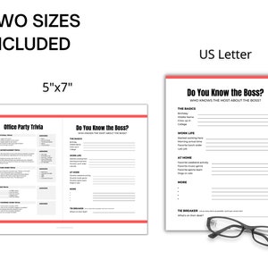 Office Party Games, Office Trivia, Who Knows the Boss Best, Office ...