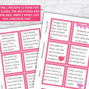 Valentine's Day Scavenger Hunt, Adult Scavenger Hunt Cards, Adult ...