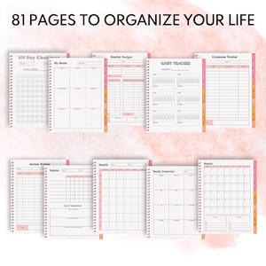 Digital Planner Undated, Tie Dye Planner, Goodnotes Portrait Planner ...