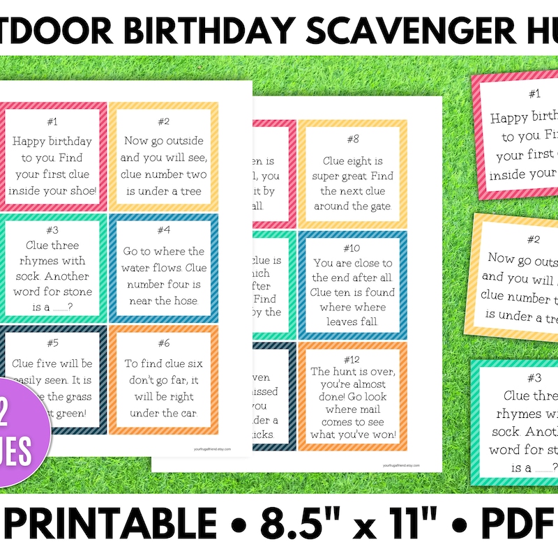 Scavenger Hunt Riddles - Etsy