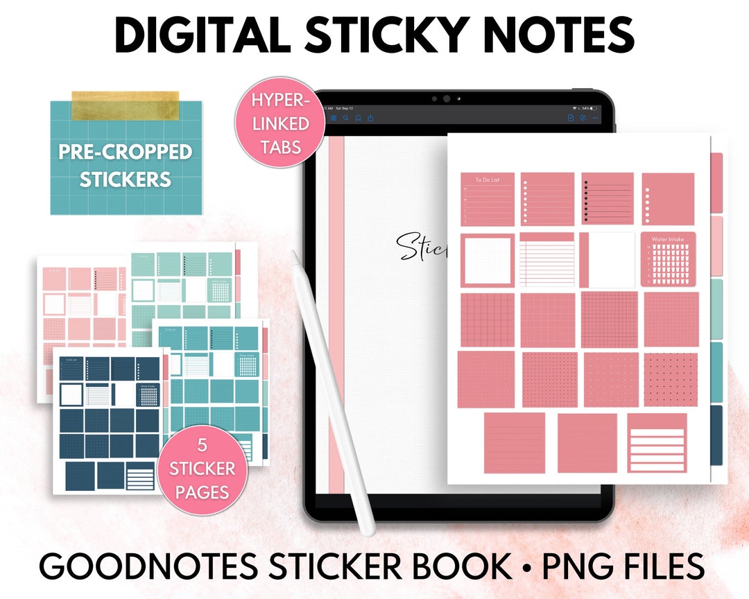 Goodnotes Sticky Notes, Goodnotes Post It Notes, Digital Sticky Notes ...
