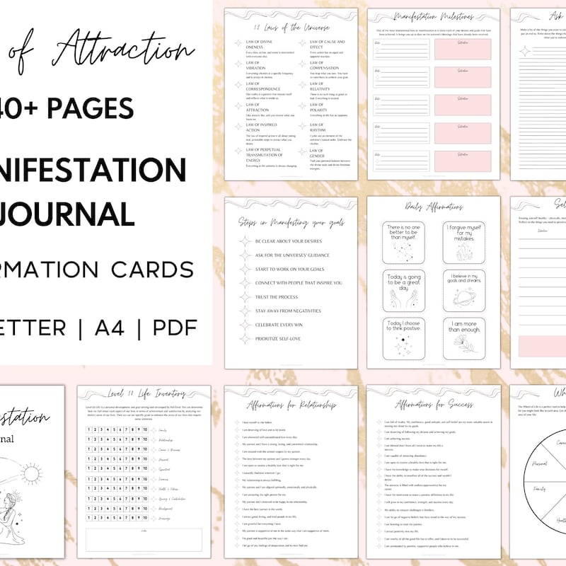 Manifestation Printable - Etsy