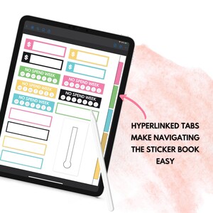 Digital Financial Stickers, Digital Sticker Book, Goodnotes Sticker ...