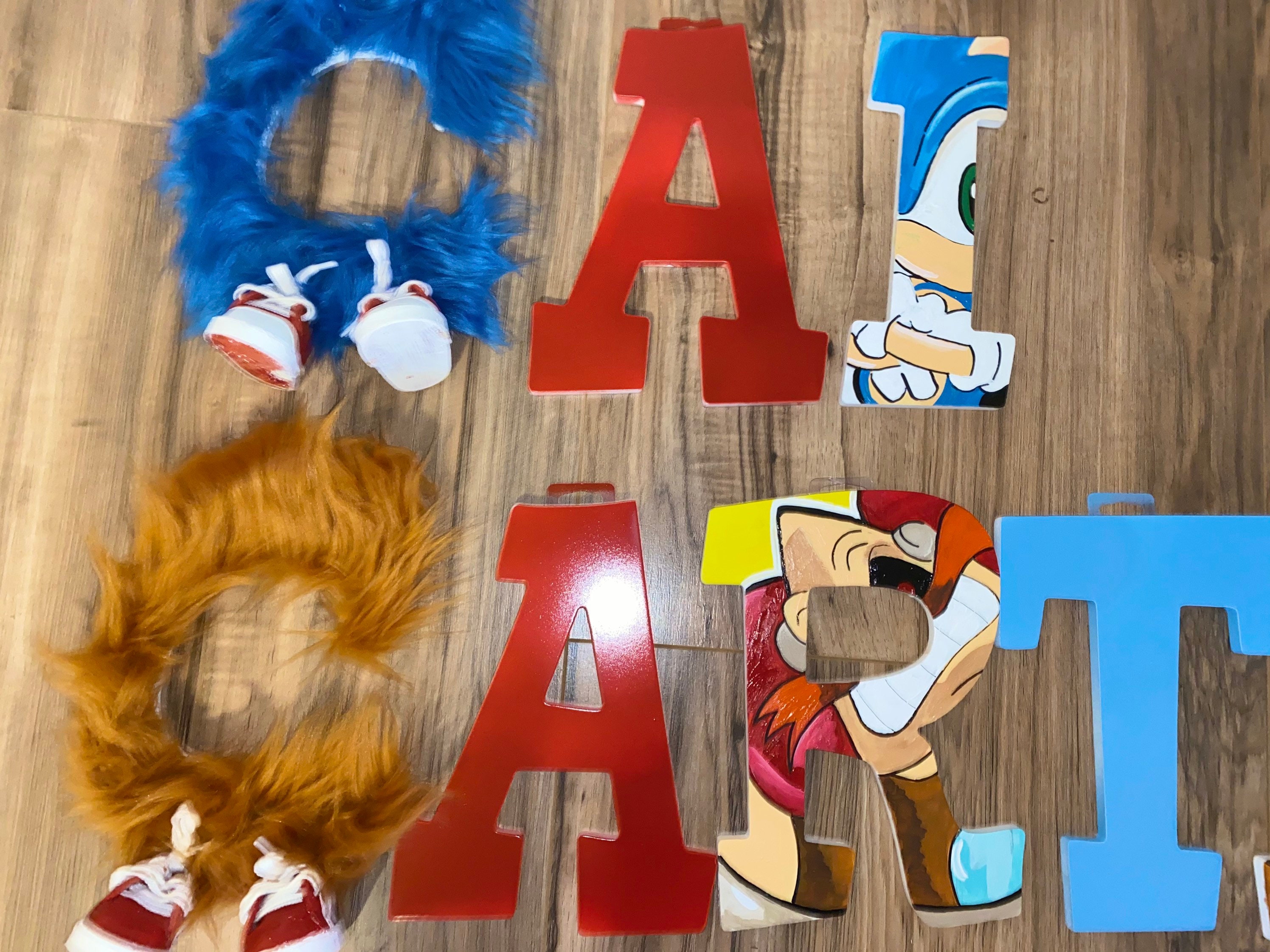 Sonic Theme Letters - Etsy