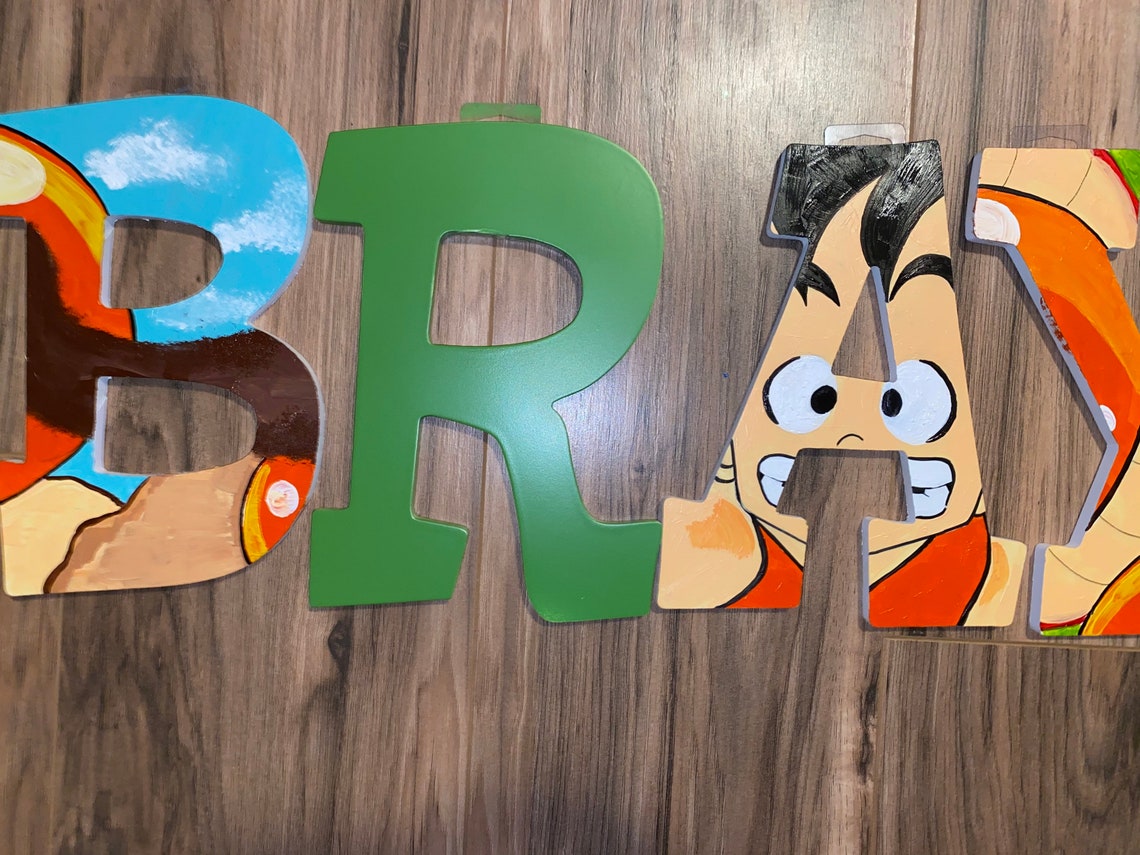 DBZ Theme Letters - Etsy