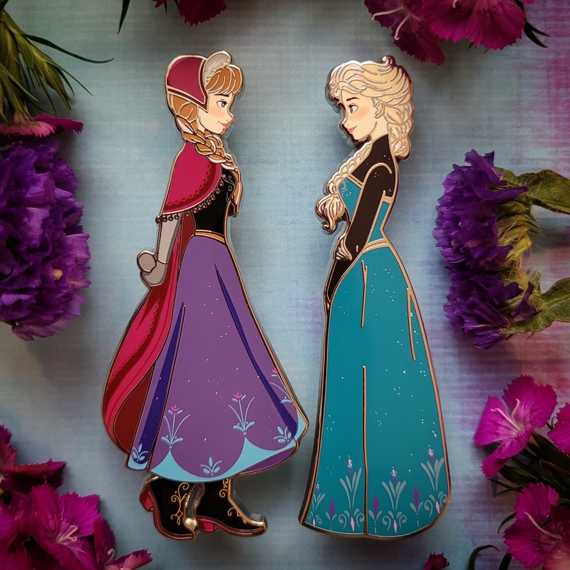 Elsa and Anna Patches - Etsy