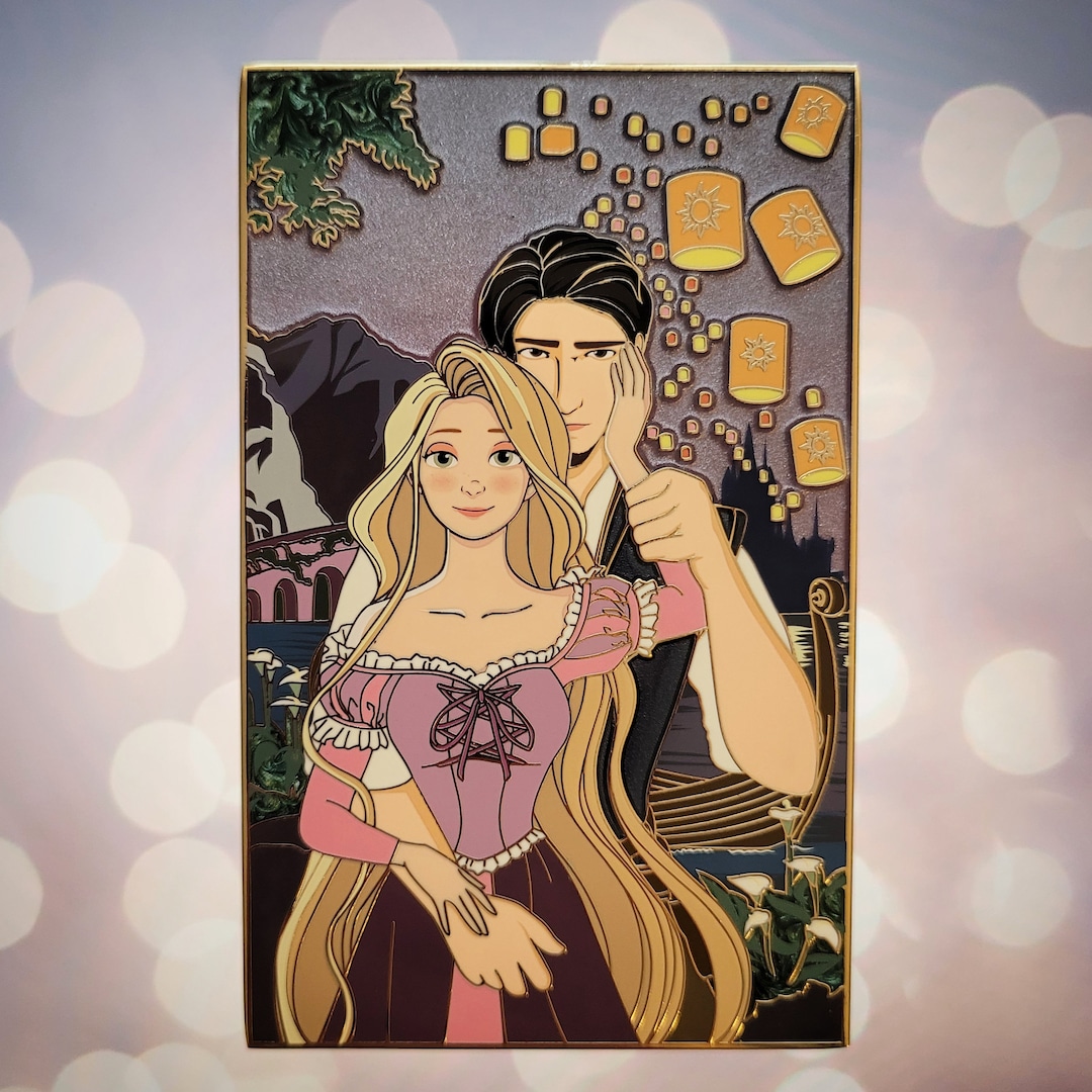 Rapunzel Tangled Fantasy Pin - Etsy