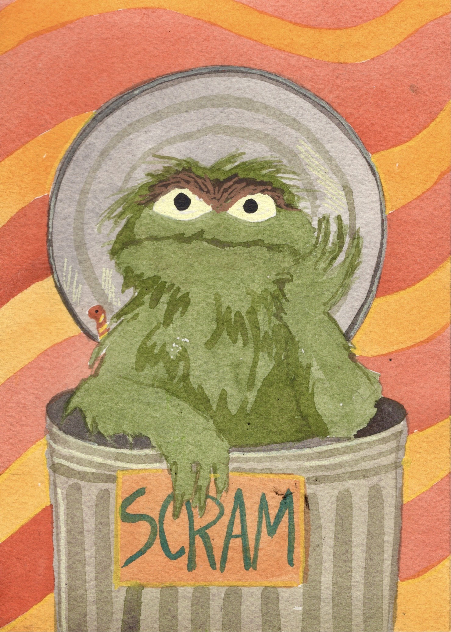Oscar The Grouch Made Of Weed