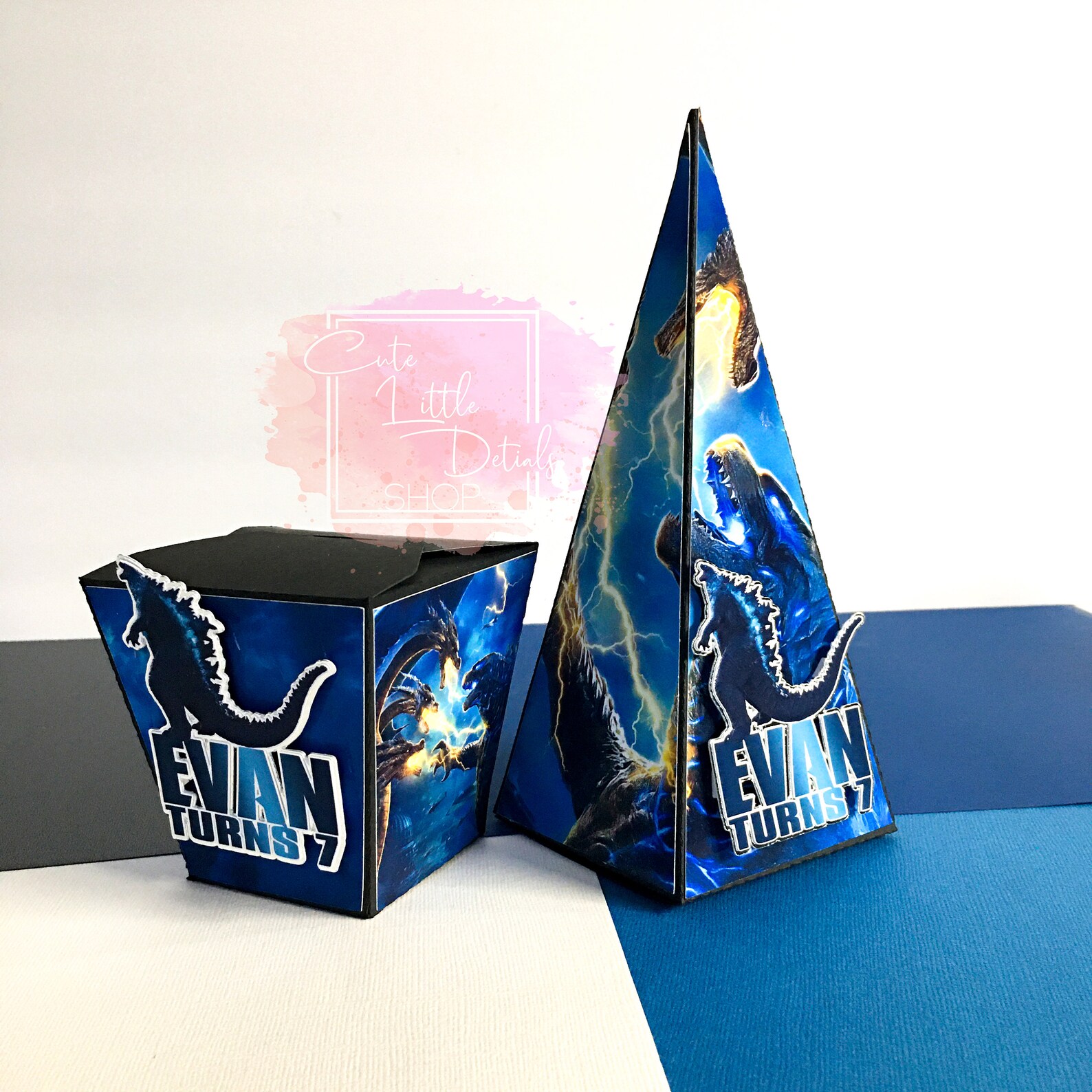 Godzilla Favor Box Treat Box - Etsy