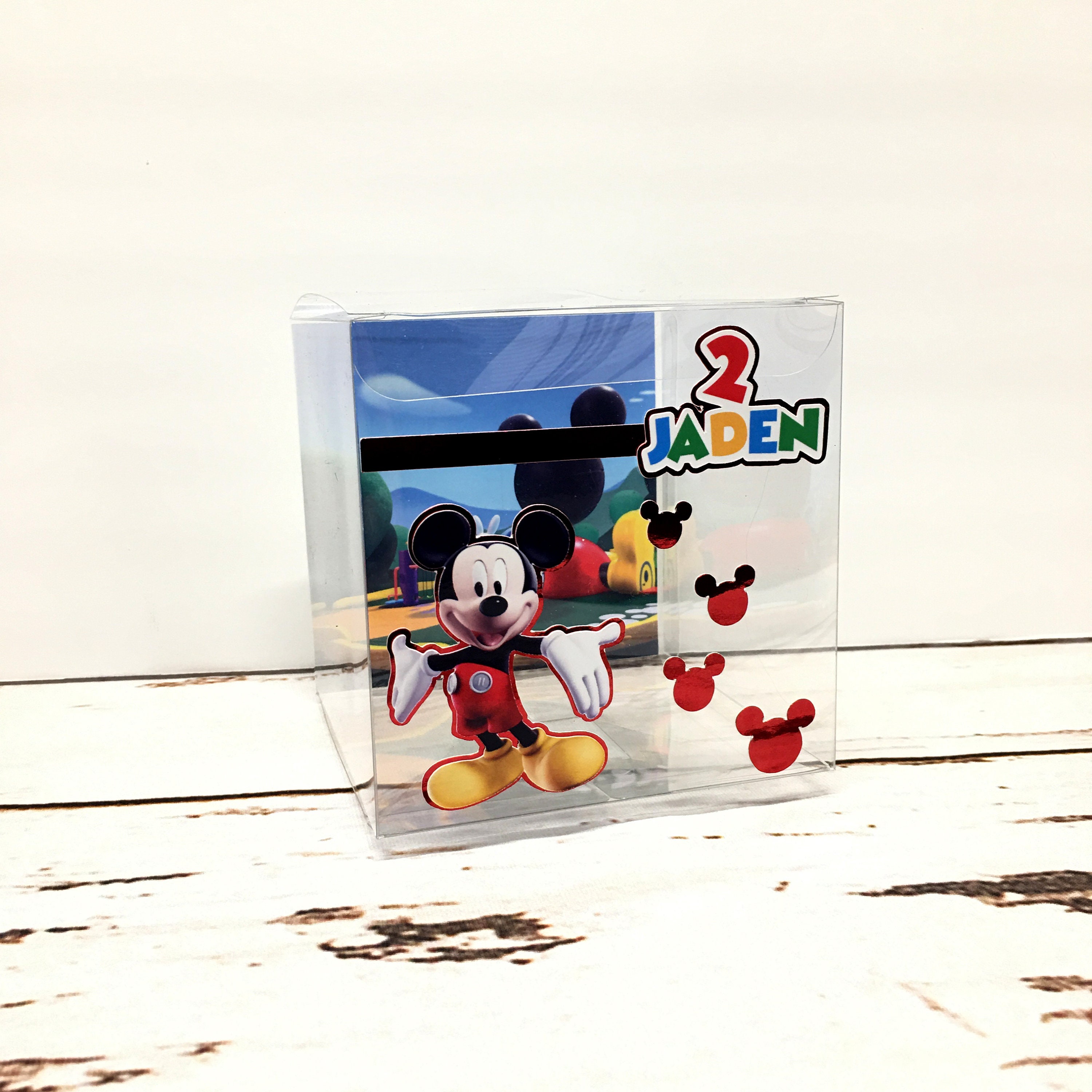 Mickey Mouse Clubhouse Box Mickey Mouse Favor Box Mickey | Etsy