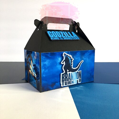 Godzilla Favor Box Treat Box - Etsy