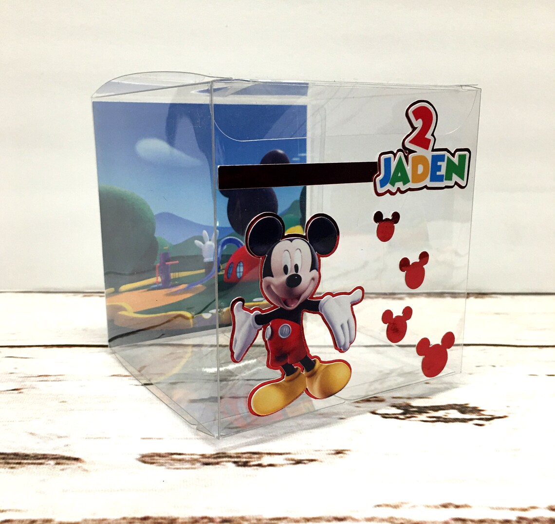Mickey Mouse Clubhouse Box Mickey Mouse Favor Box Mickey | Etsy