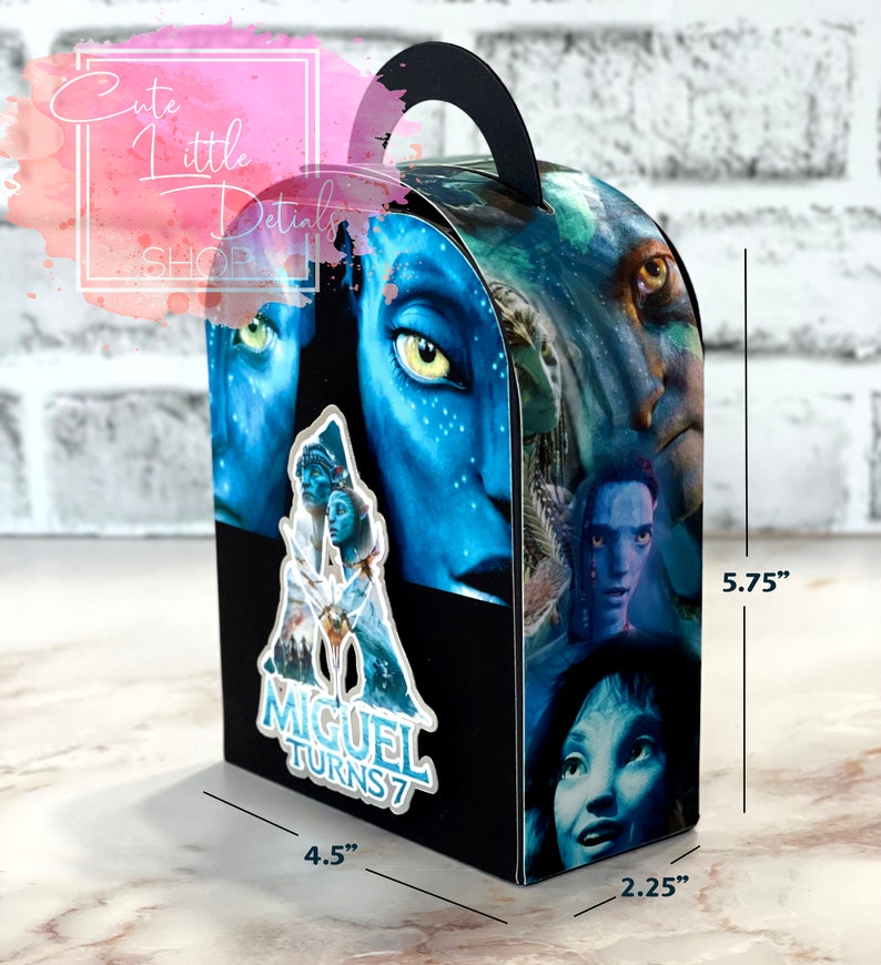 Avatasr Favor Box Treat Box Avatar Party - Etsy