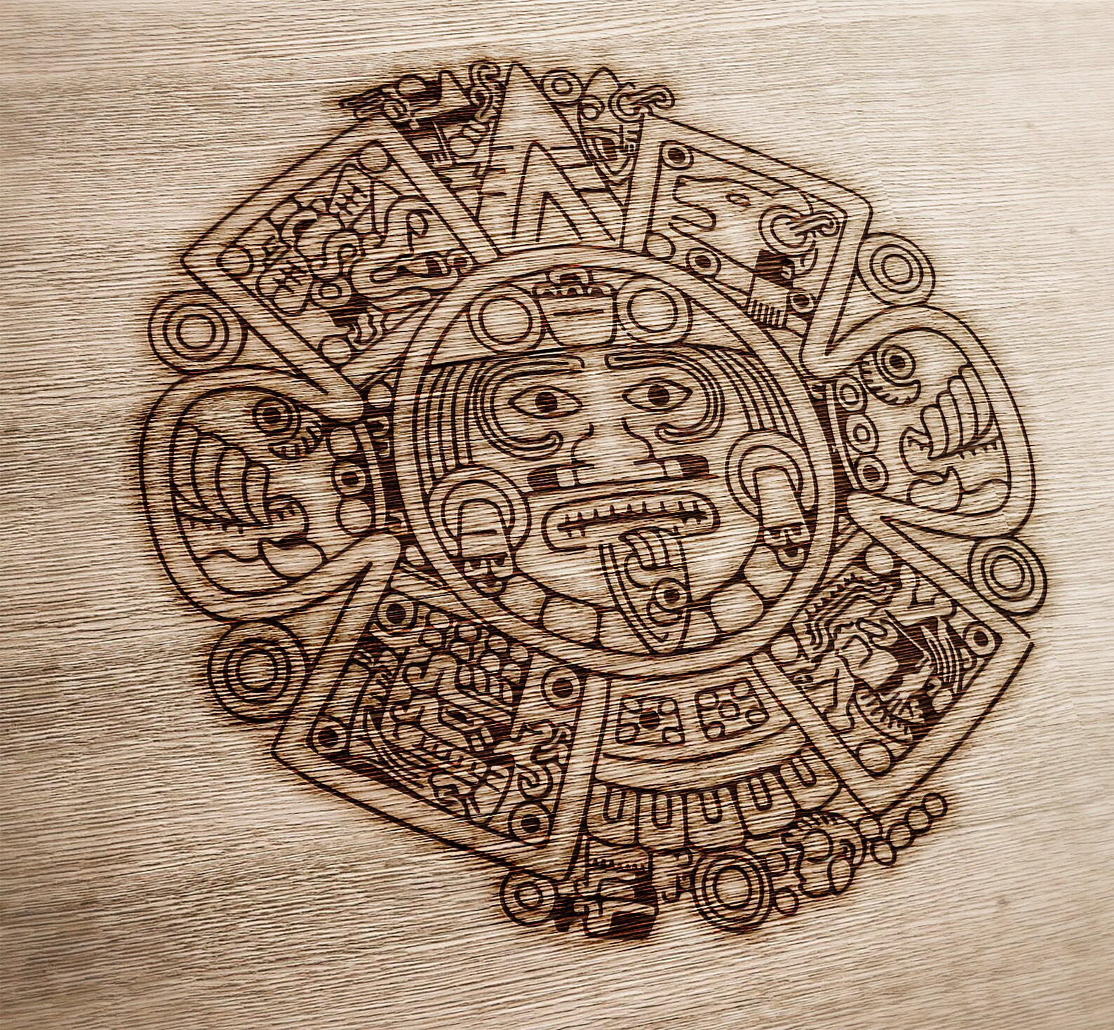 Aztec Calendar 2022 New Style 3 Vector Dxf Cdrsvg Ai Cdr - Etsy