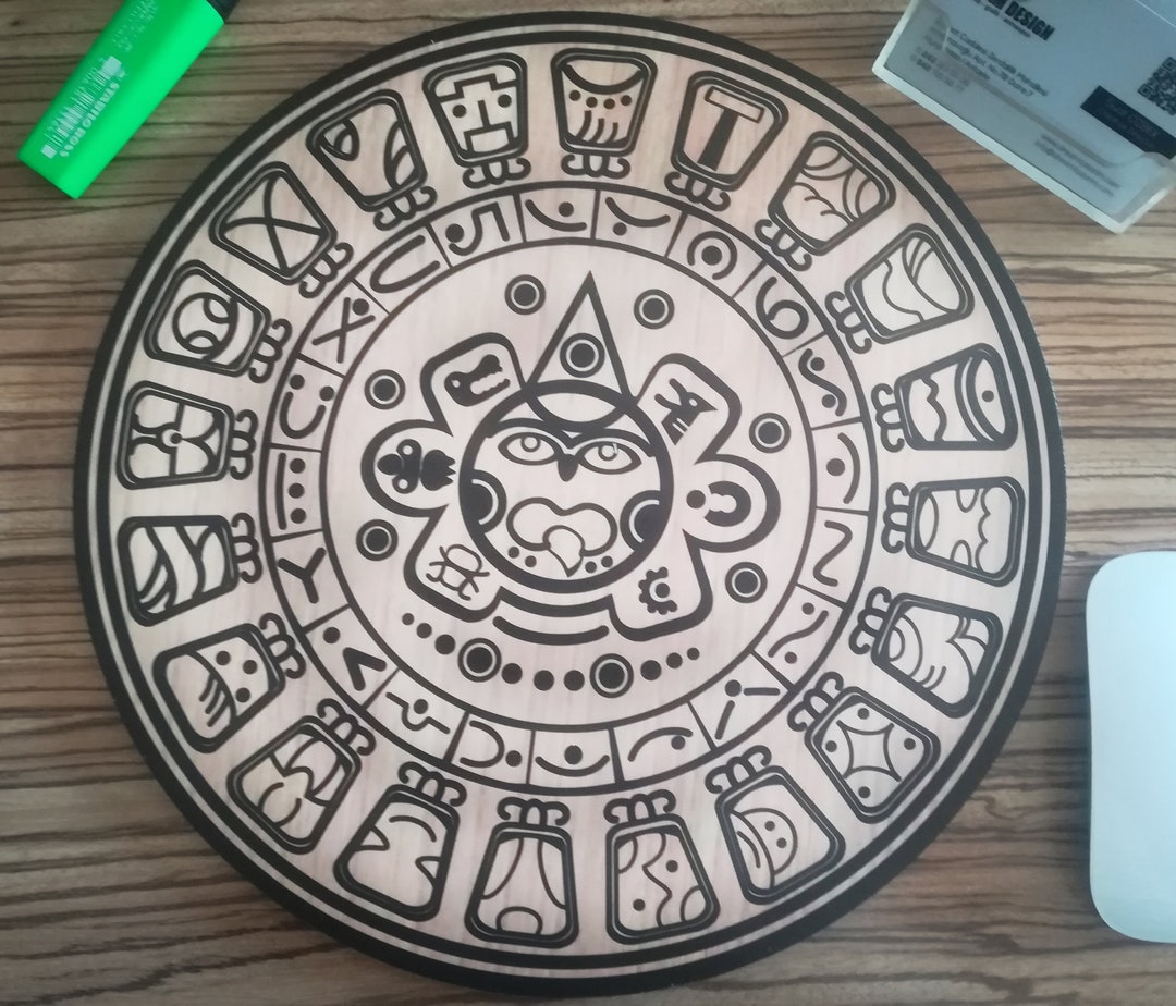 Aztec Mayan Design New Style 7 Vector Dxf, Cdr,svg, Ai, Cdr for CNC ...